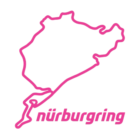 Die Cut Track Sticker Nurburgring Nordschleife Track Sticker Decal ...